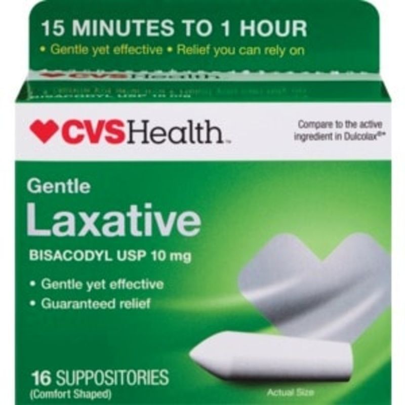 Acino Products Laxative Suppositories, Bisacodyl (16 each) - Instacart