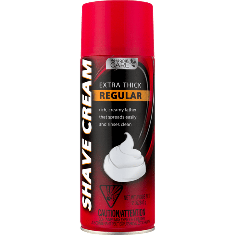Personal Care Shave Cream Extra Thick Regular (12 oz) - Instacart