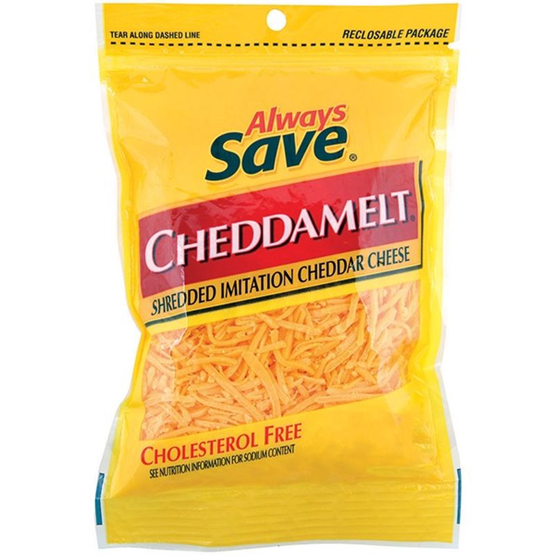 Always Save Cheddamelt Shredded Imitation Cheddar Cheese (6 oz) - Instacart