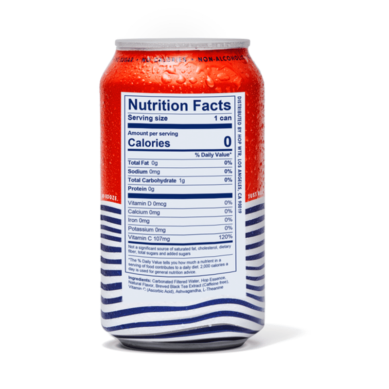 Hop Wtr Blood Orange Hopped Sparkling Water (12 fl oz) - Instacart