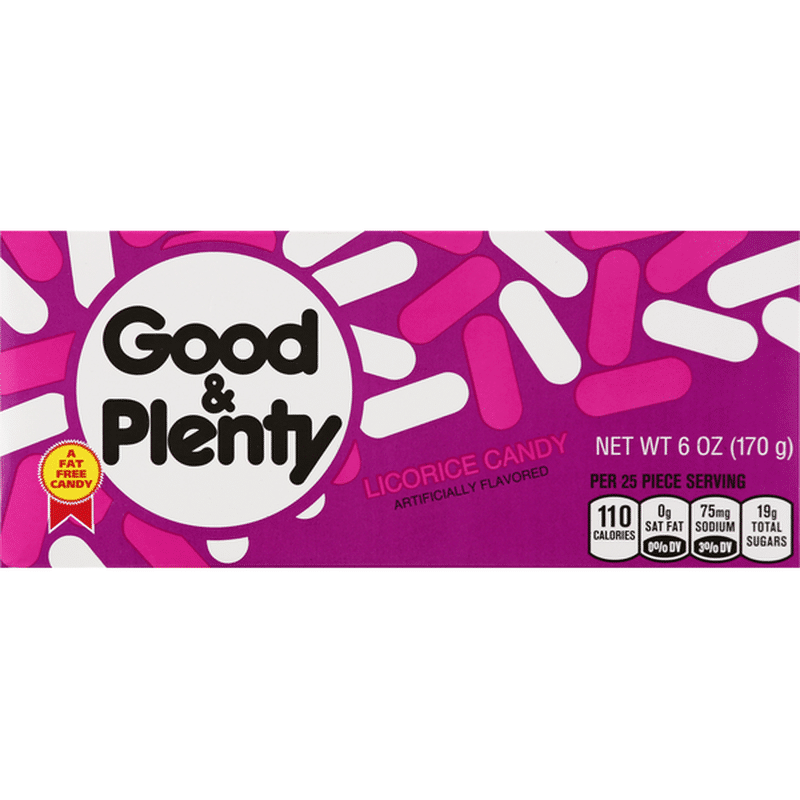 Good & Plenty Candy, Licorice (6 oz) - Instacart
