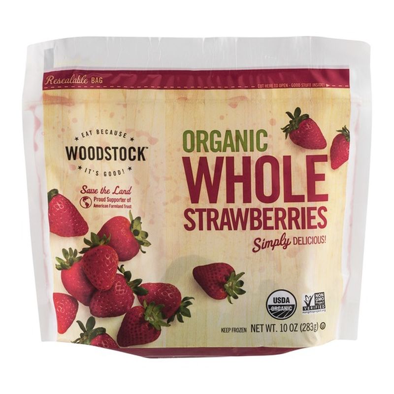 WOODSTOCK Organic Whole Strawberries (10 oz) - Instacart