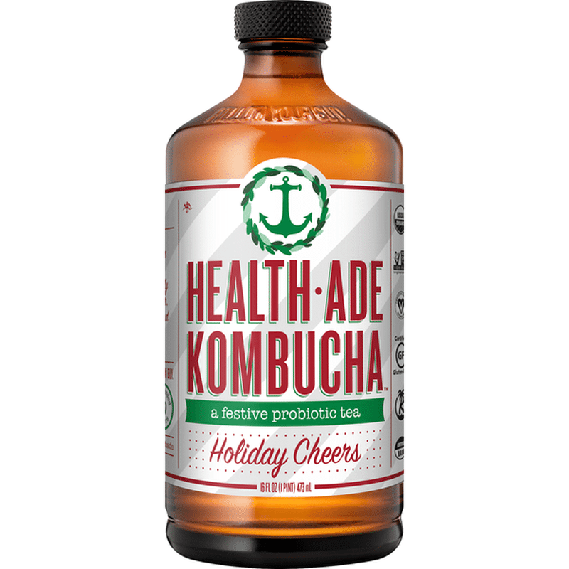 Health Ade Kombucha, Holiday Cheers (16 oz) - Instacart