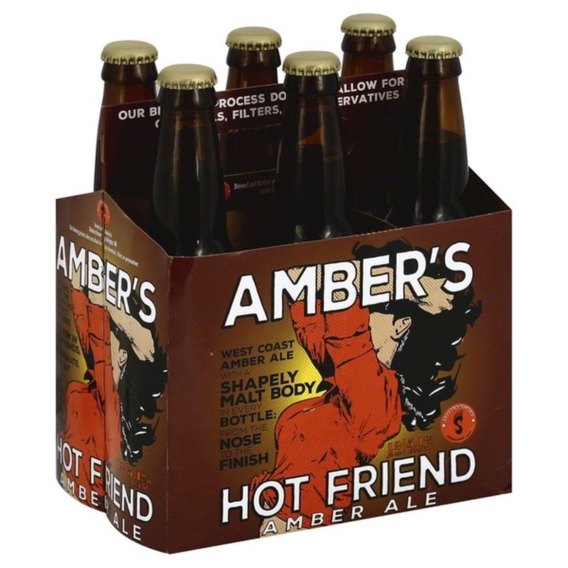 Skookum Brewery Amber Ale, Amber's Hot Friend, 6 Pack, Multipack (12 fl ...