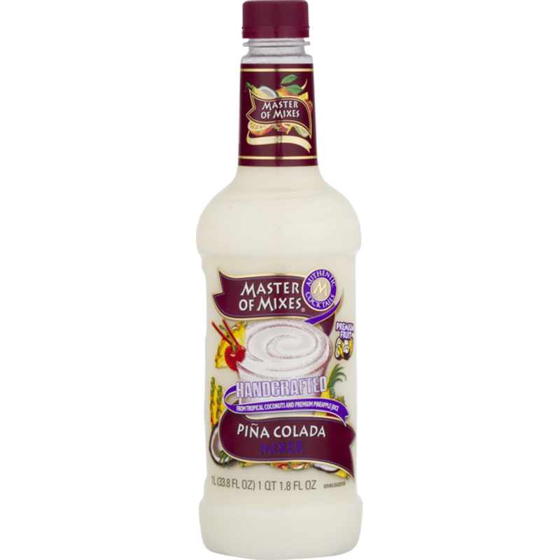 Master of Mixes Handcrafted Mixer Pina Colada (33.8 fl oz) - Instacart