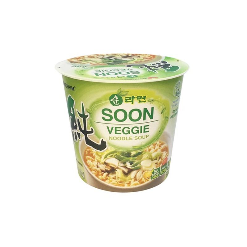 Nongshim Noodle Soup, Soon Veggie (2.64 oz) - Instacart