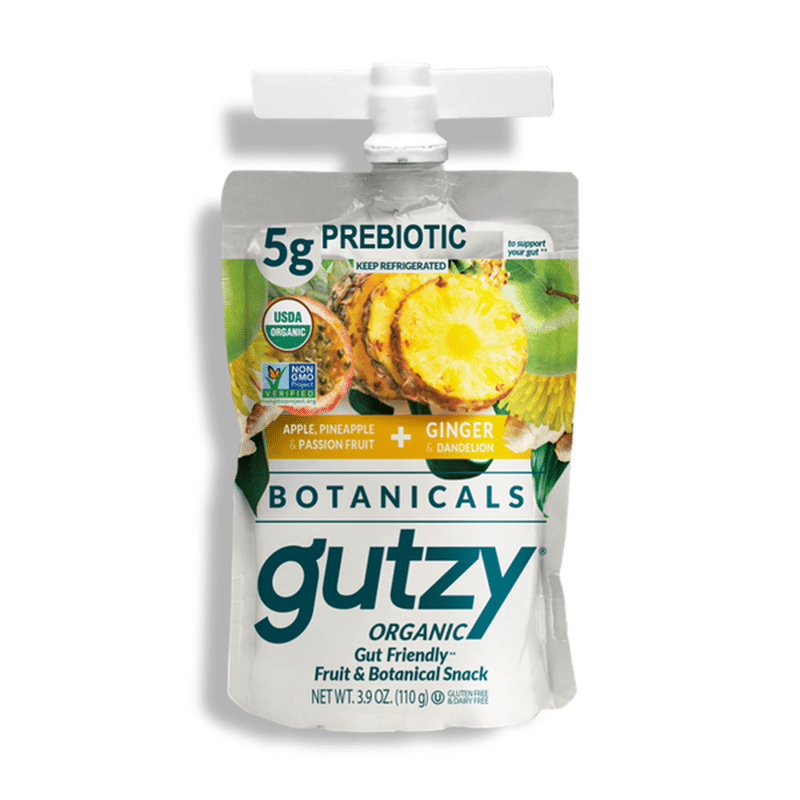Gutzy Organic Gut Healthy Smoothie Pineapple, PassionFruit + Ginger ...