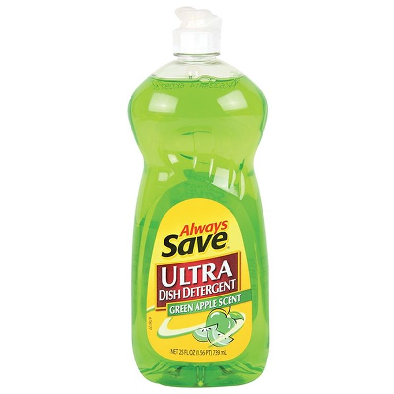 Always Save Green Apple Ultra Dish Detergent (25 oz) - Instacart