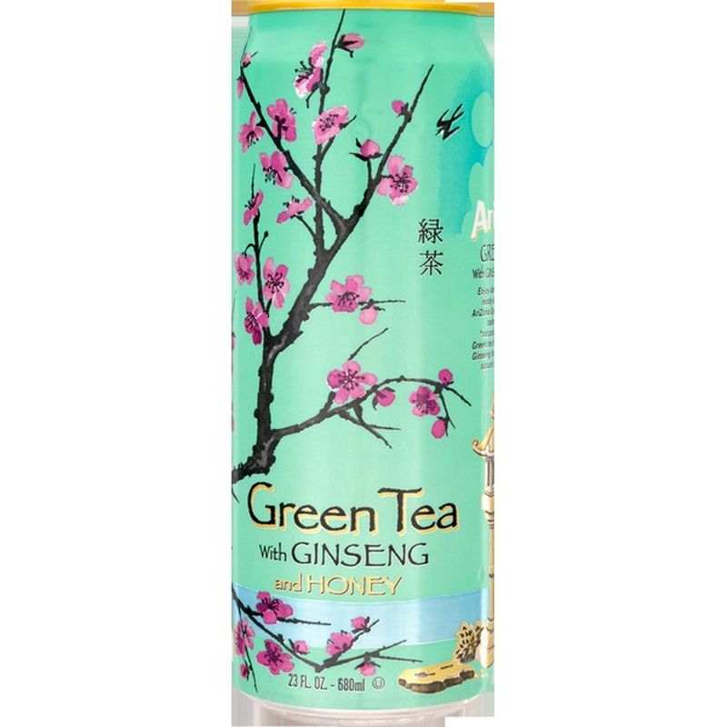 AriZona Green Tea with Ginseng and Honey (23 fl oz) - Instacart