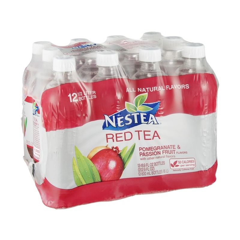Nestea Red Tea, Pomegranate & Passion Fruit (16.9 fl oz) - Instacart