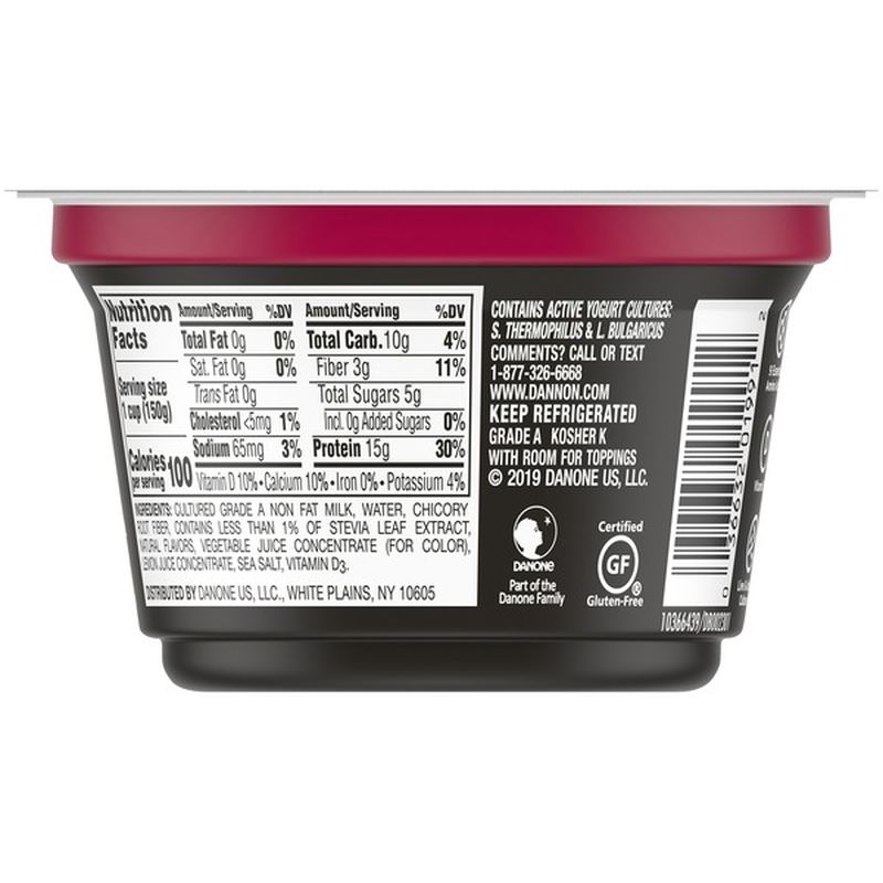 Oikos Triple Zero Cherry Greek Yogurt (5.3 oz) from Food Lion - Instacart