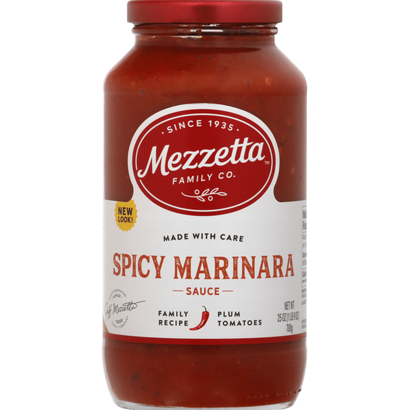 Mezzetta Sauce, Spicy Marinara (25 oz) - Instacart