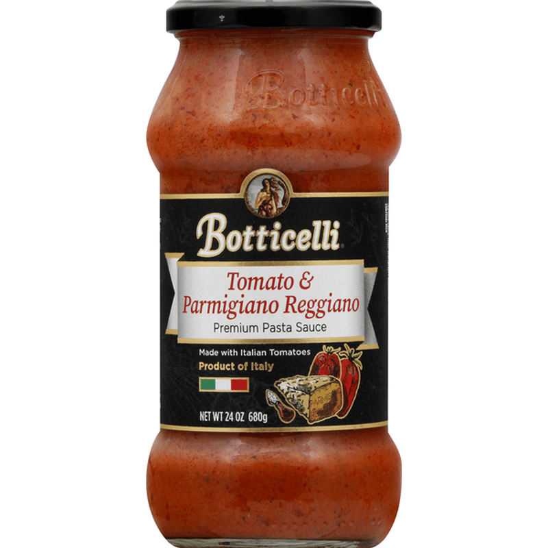 Botticelli Pasta Sauce, Premium, Tomato & Parmigiano Reggiano (24 oz ...