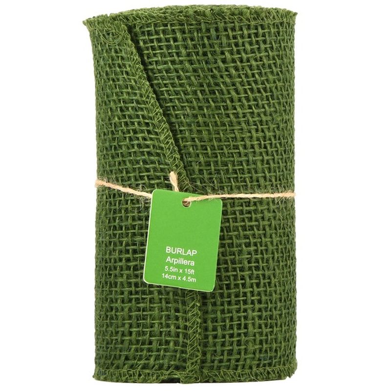 5.5" Sage Green Loose Burlap (15 ft) - Instacart