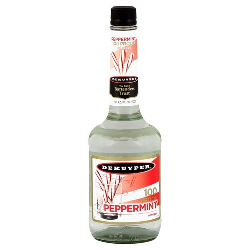 DeKuyper 100 Proof Peppermint Schnapps Liqueur (750 ml) - Instacart
