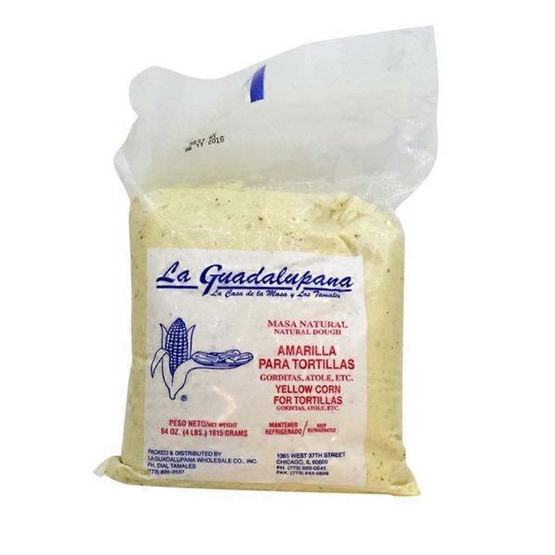 La Guadalupana Yellow Corn Dough For Tortillas (4 lb) - Instacart