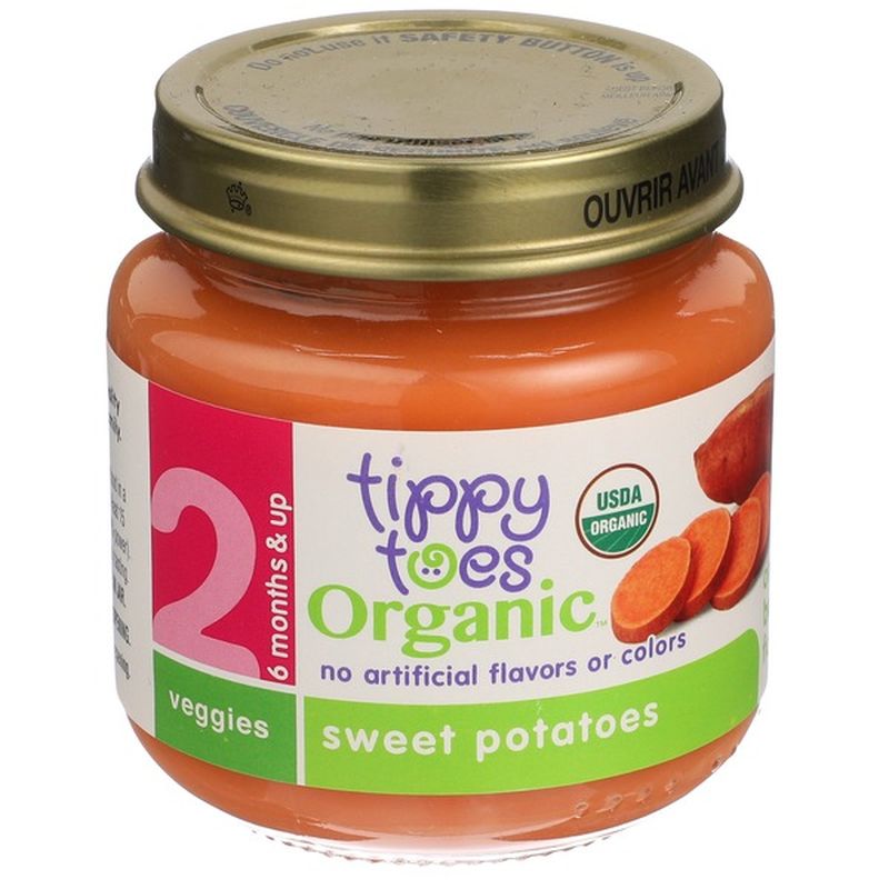 Tippy Toes Organic Sweet Potatoes Organic Baby Food (4 oz) - Instacart
