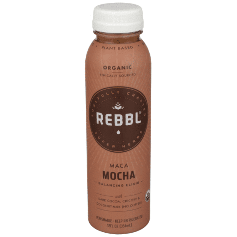 Rebbl Maca Mocha Super Herb Powered Coconut-Milk Elixir (12 oz) - Instacart