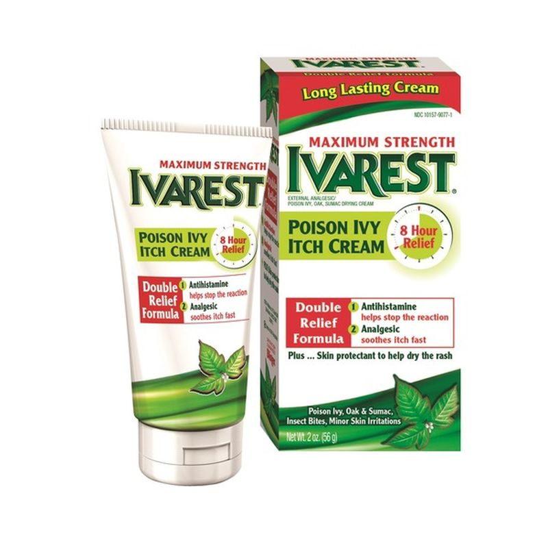 Ivarest Poison Ivy Itch Cream, Maximum Strength (2 oz) - Instacart