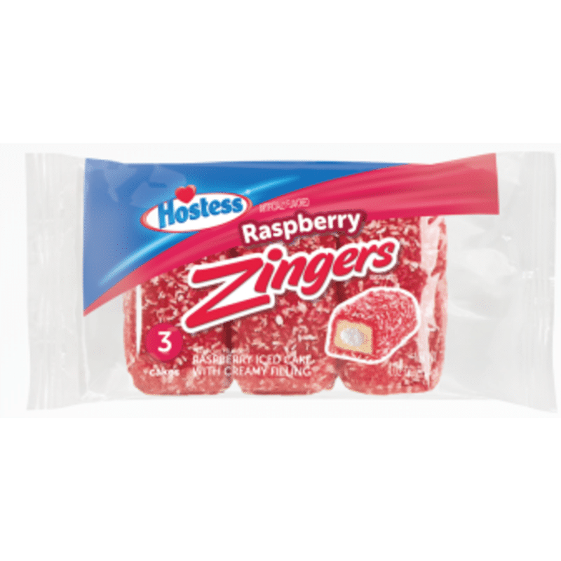 Hostess Raspberry Zingers Single Serve (4.02 oz) - Instacart