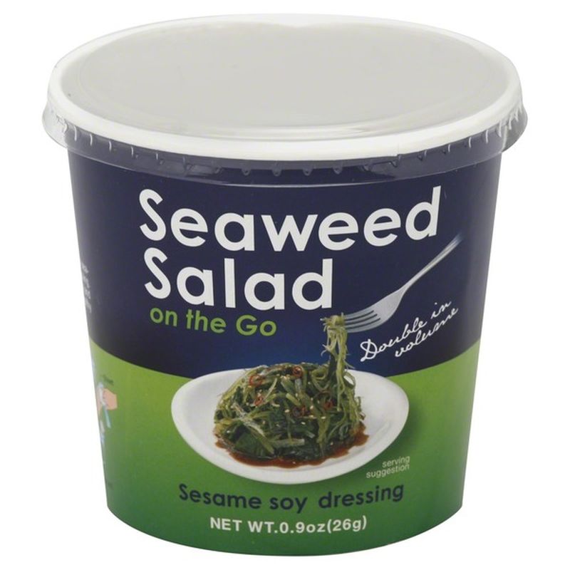 Japanese Delight Seaweed Salad, On the Go, Sesame Soy Dressing (0.9 oz ...