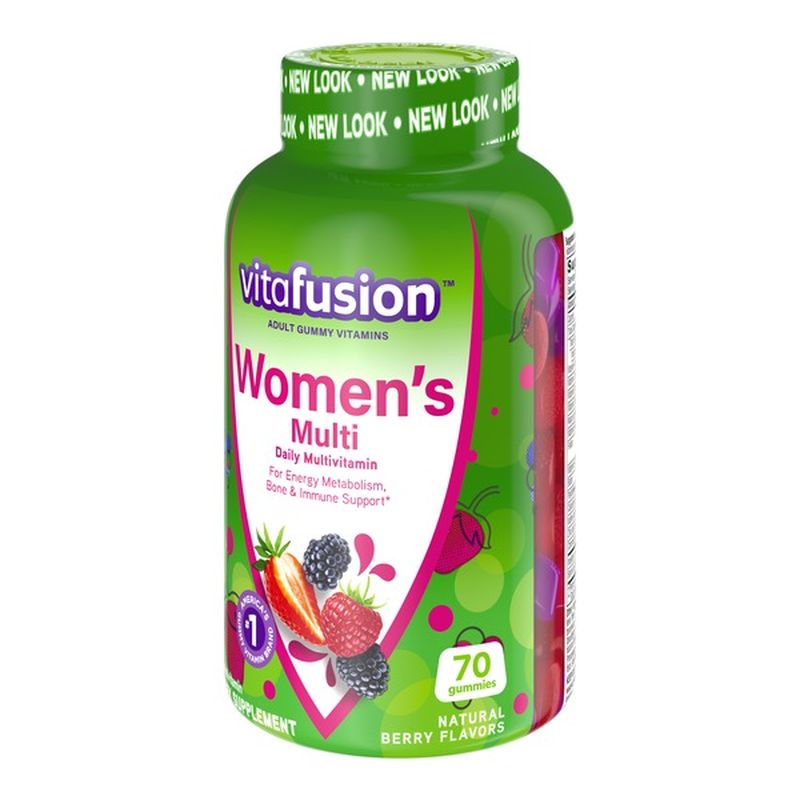 VitaFusion Women’s Supercharged Multi Dietary Supplement Gummies (70 1n ...