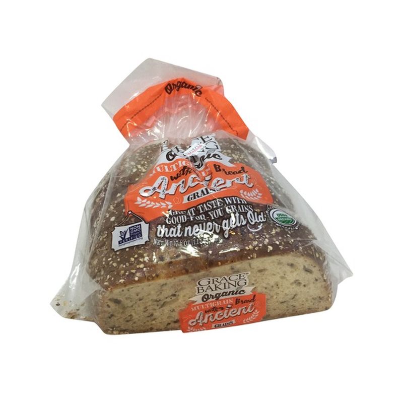 Grace Baking Bread, with Ancient Grains, Organic, Multigrain (17.6 oz ...