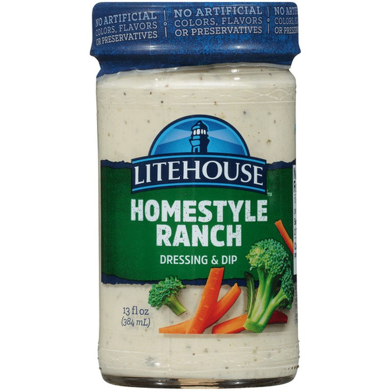 Litehouse Homestyle Ranch Dressing & Dip (13 fl oz) - Instacart