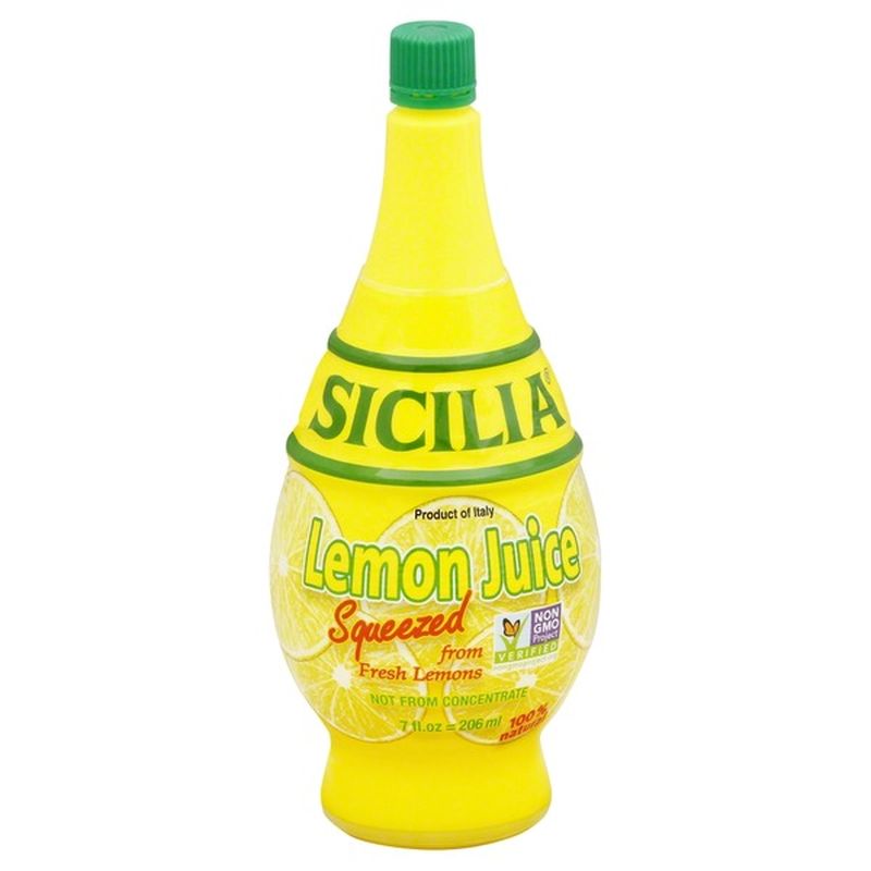 Sicilia Juice, Lemon (7 oz) - Instacart