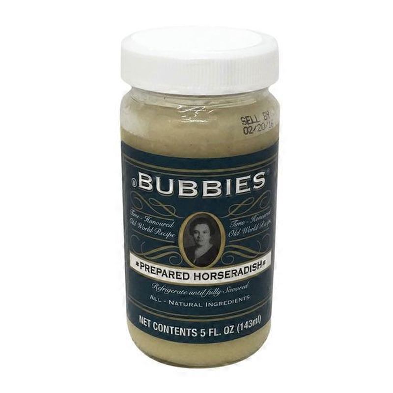 Bubbies Prepared Horseradish (5 oz) - Instacart