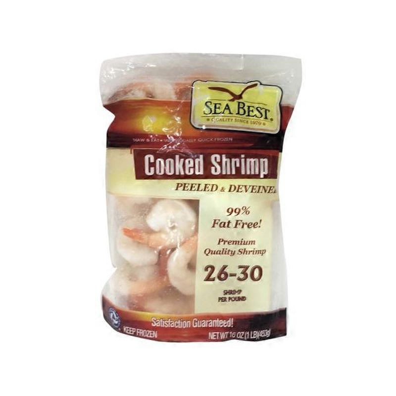 Sea Best 26/30 Cooked Peeled & Deveined Shrimp (16 oz) - Instacart