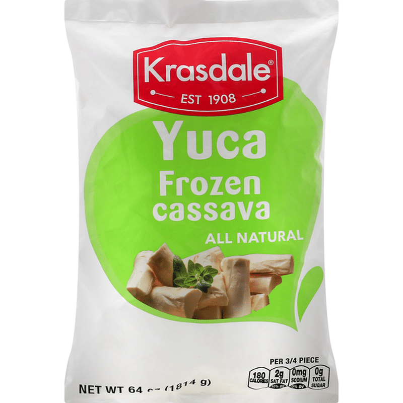 Krasdale Frozen Cassava, Yuca (64 oz) - Instacart