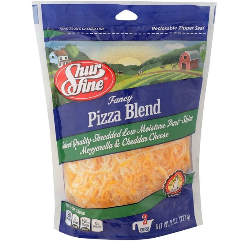 Shurfine Fancy Pizza Blend Select Quality Shredded Low-moisture Part ...