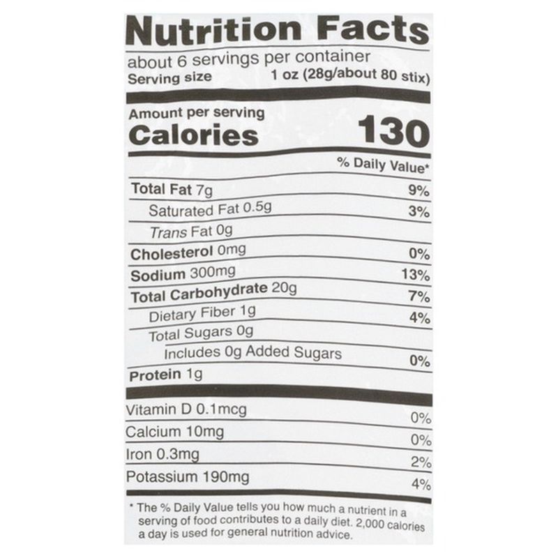 Good Health Veggie Stix Sea Salt (6.75 oz) - Instacart