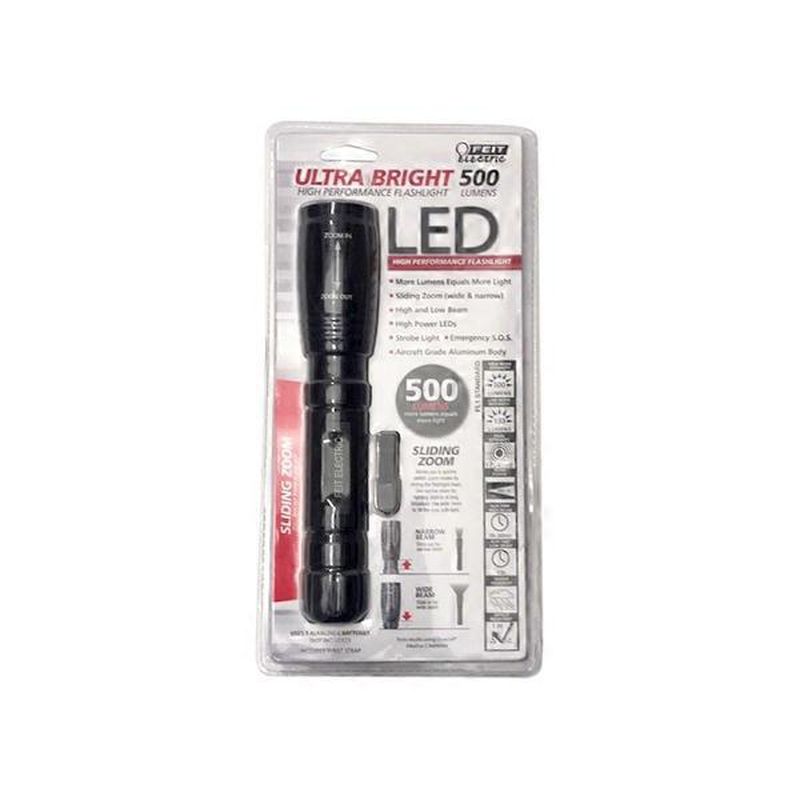 Feit Electric Ultra Bright LED High Performance Flashlight 500 Lumen ...