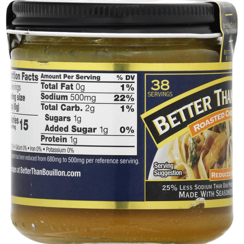 Better Than Bouillon Roasted Chicken Base, Reduced Sodium (8 oz ...