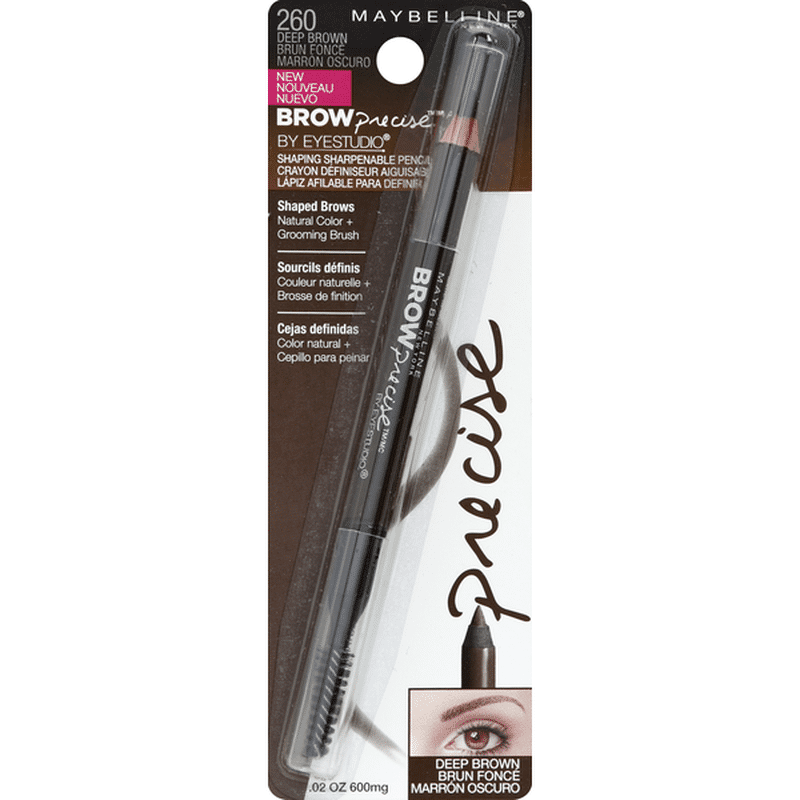 Maybelline Brow Precise By Eyestudio Shaping Sharpenable Pencil 260 ...