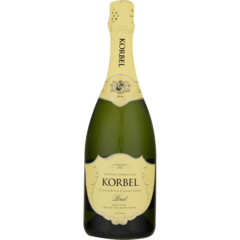 Korbel Brut Organic California Champagne (750 ml) - Instacart