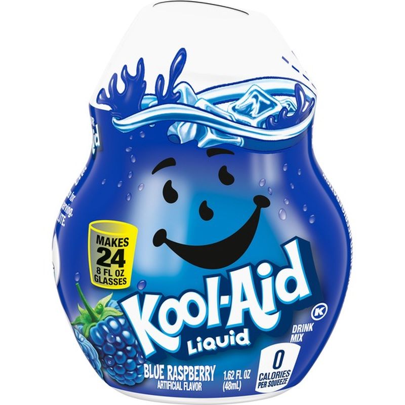 Kool-Aid Liquid Blue Raspberry Artificially Flavored Soft Drink Mix (1. ...