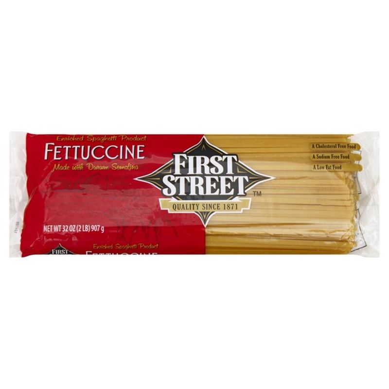 First Street Fettuccine Enriched Spaghetti Product (2 lb) - Instacart