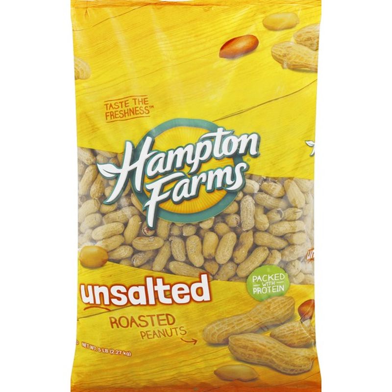 Hampton Farms Peanuts, Unsalted, Roasted (5 lb) - Instacart