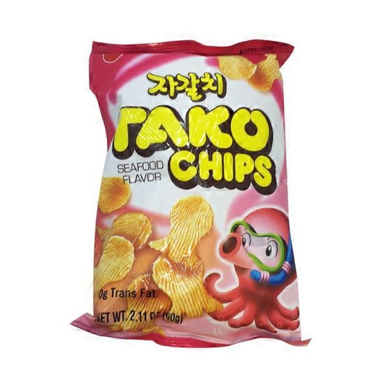 Nongshim Octopus Flavor Tako Chips (2.46 oz) - Instacart