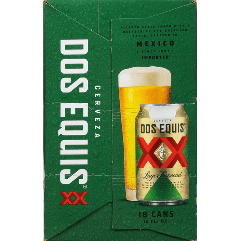Dos Equis Mexican Lager Beer (12 fl oz) - Instacart