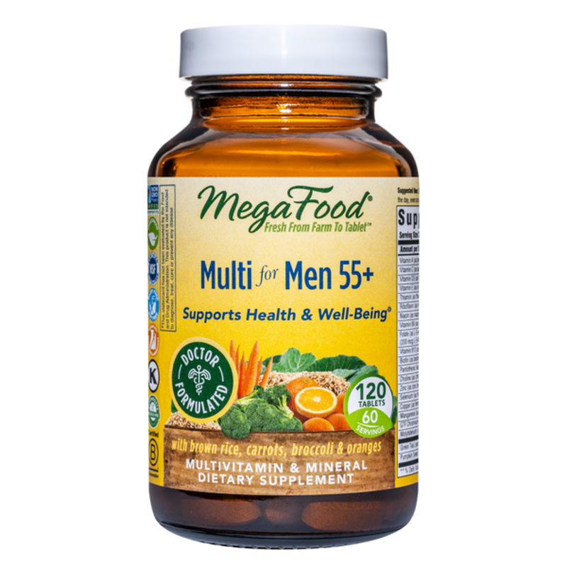 MegaFood Multi for Men 55+ (120 ct) - Instacart