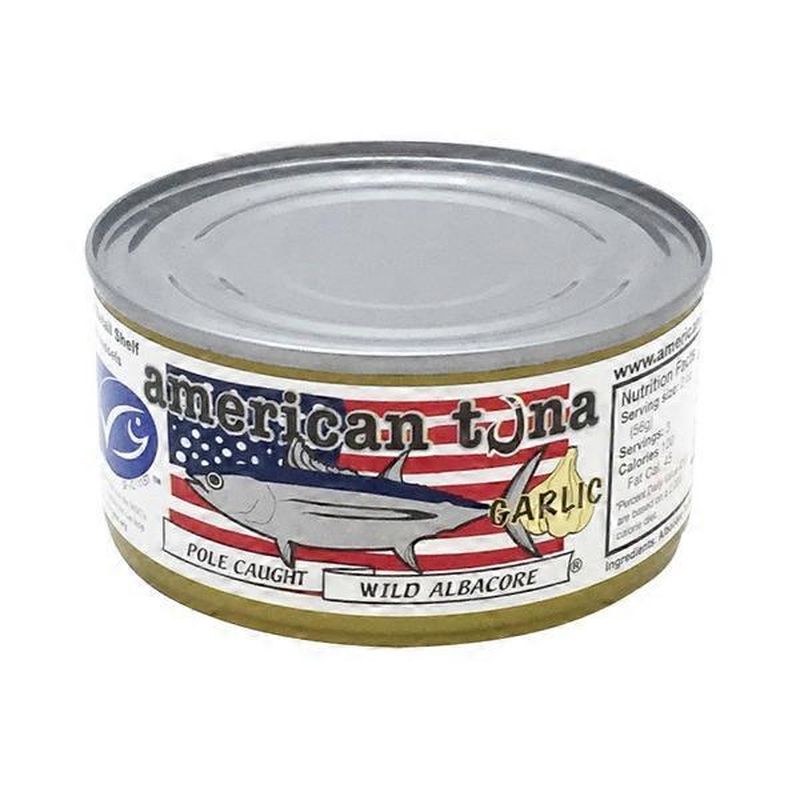 American Tuna Garlic Pole Caught Wild Albacore (6 oz) - Instacart