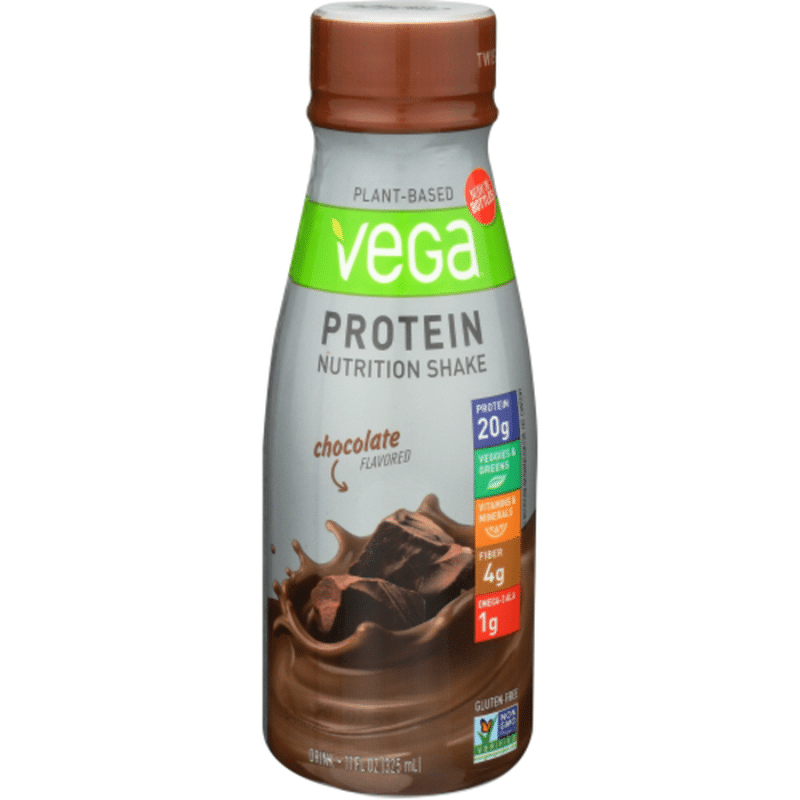 Vega Chocolate Protein Nutrition Shake (11 fl oz) - Instacart