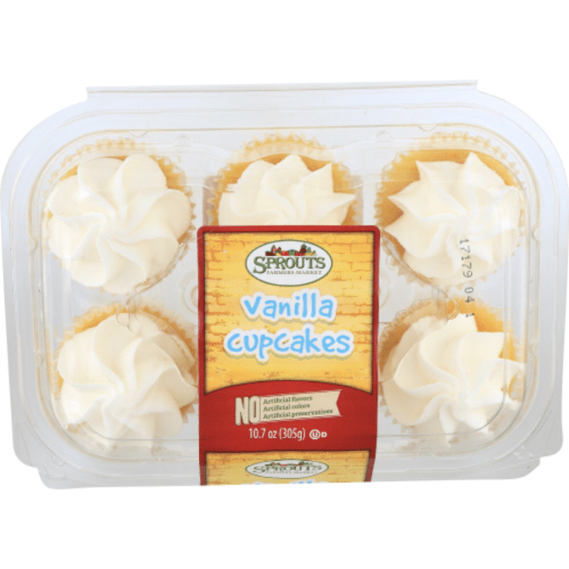 Sprouts Vanilla Cupcakes (10.7 oz) - Instacart