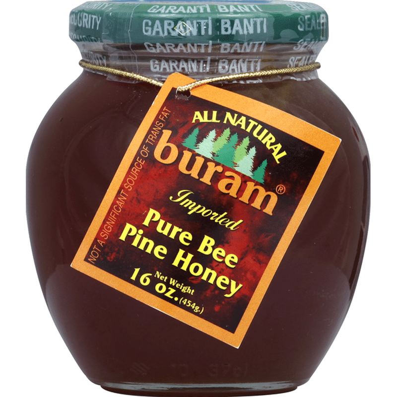 Buram Honey, Pure Bee, Pine (16 oz) - Instacart