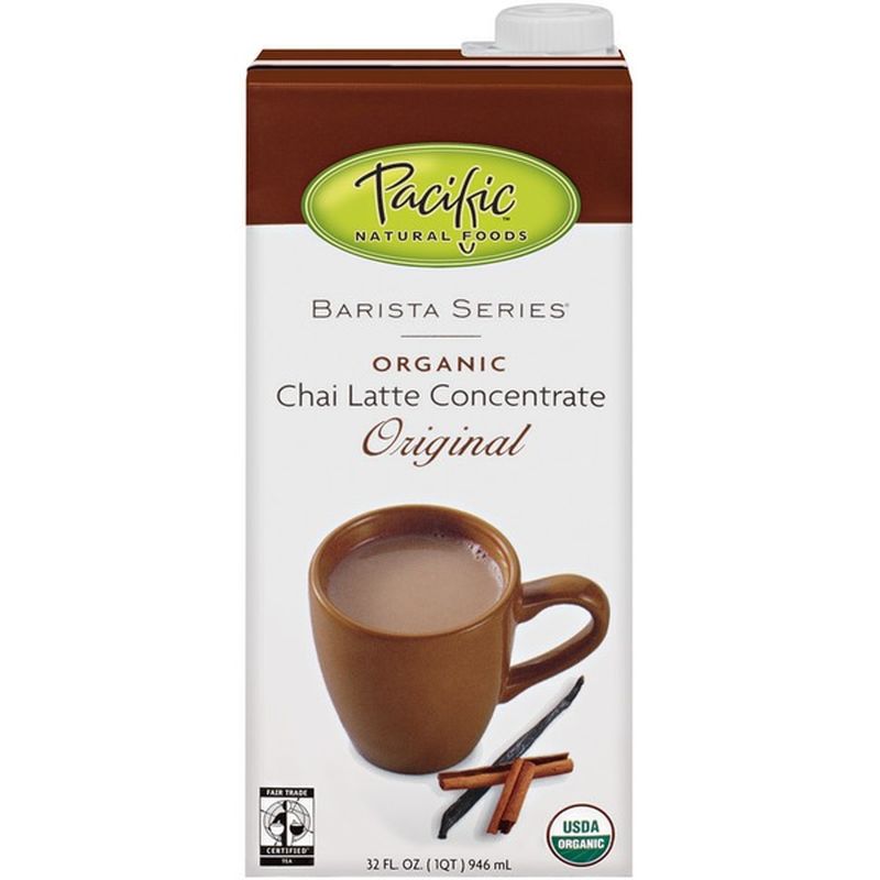 Pacific Barista Series Organic Original Chai Latte Concentrate (32 oz ...