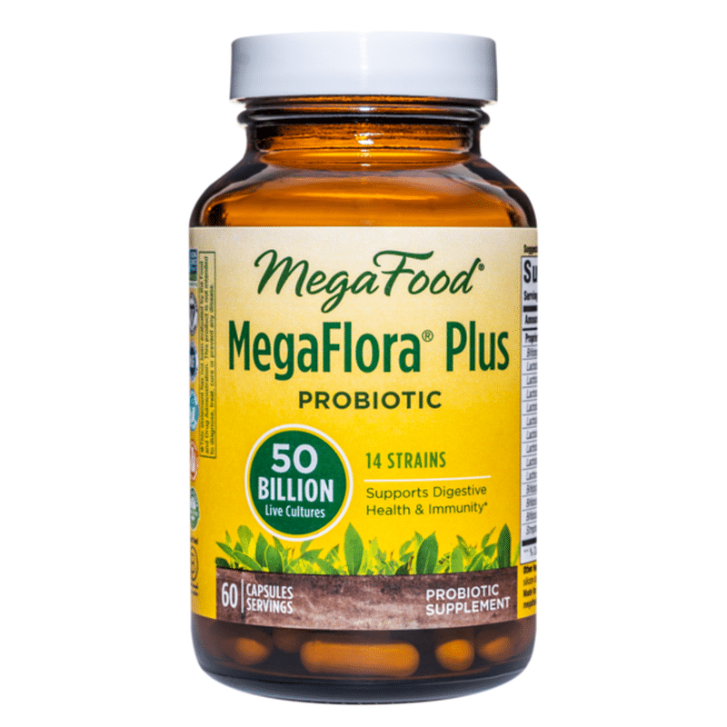 MegaFood MegaFlora® Plus Probiotic (60 Capsule) - Instacart